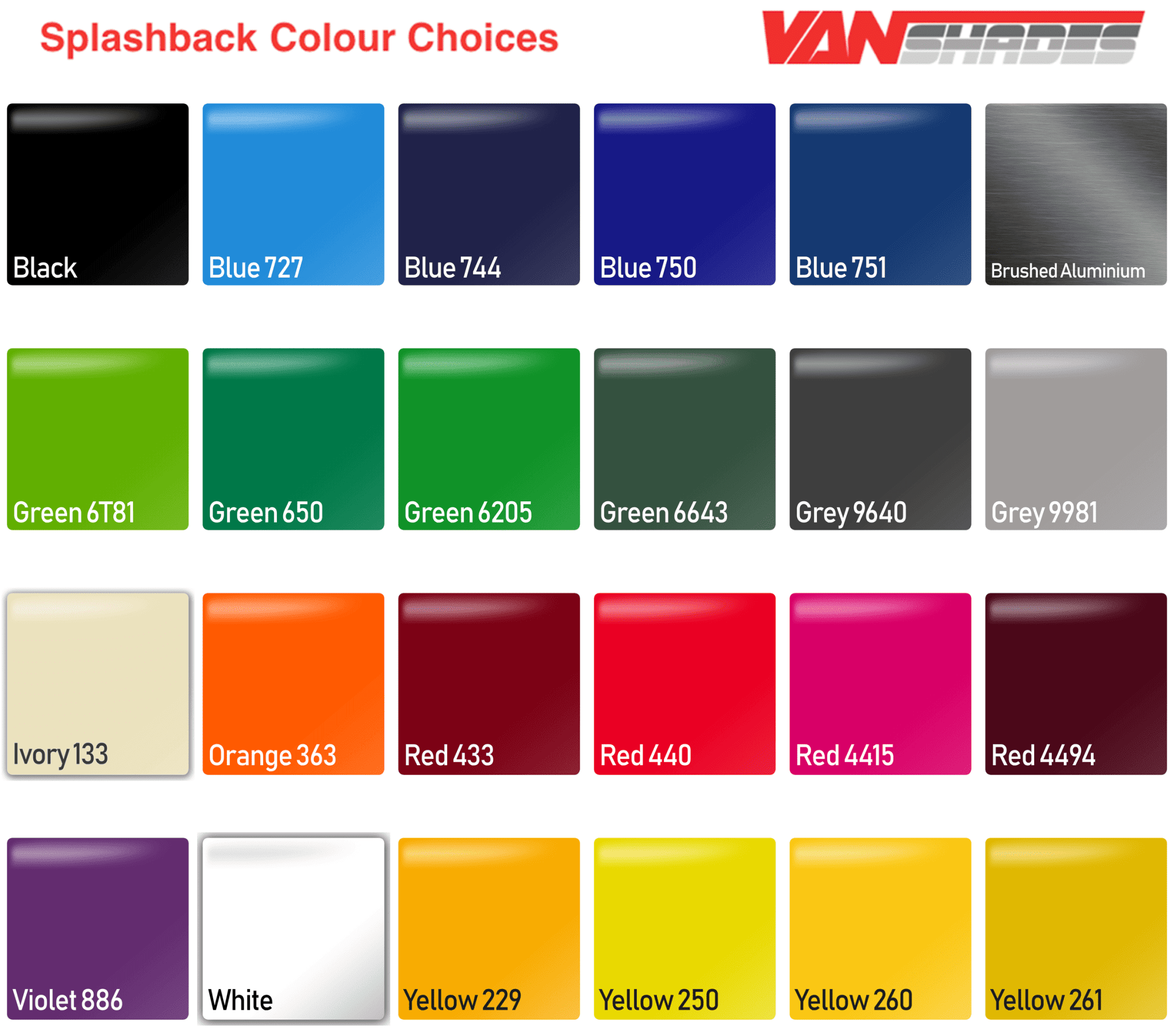 Vanshades Window Blinds fitting for Campervans